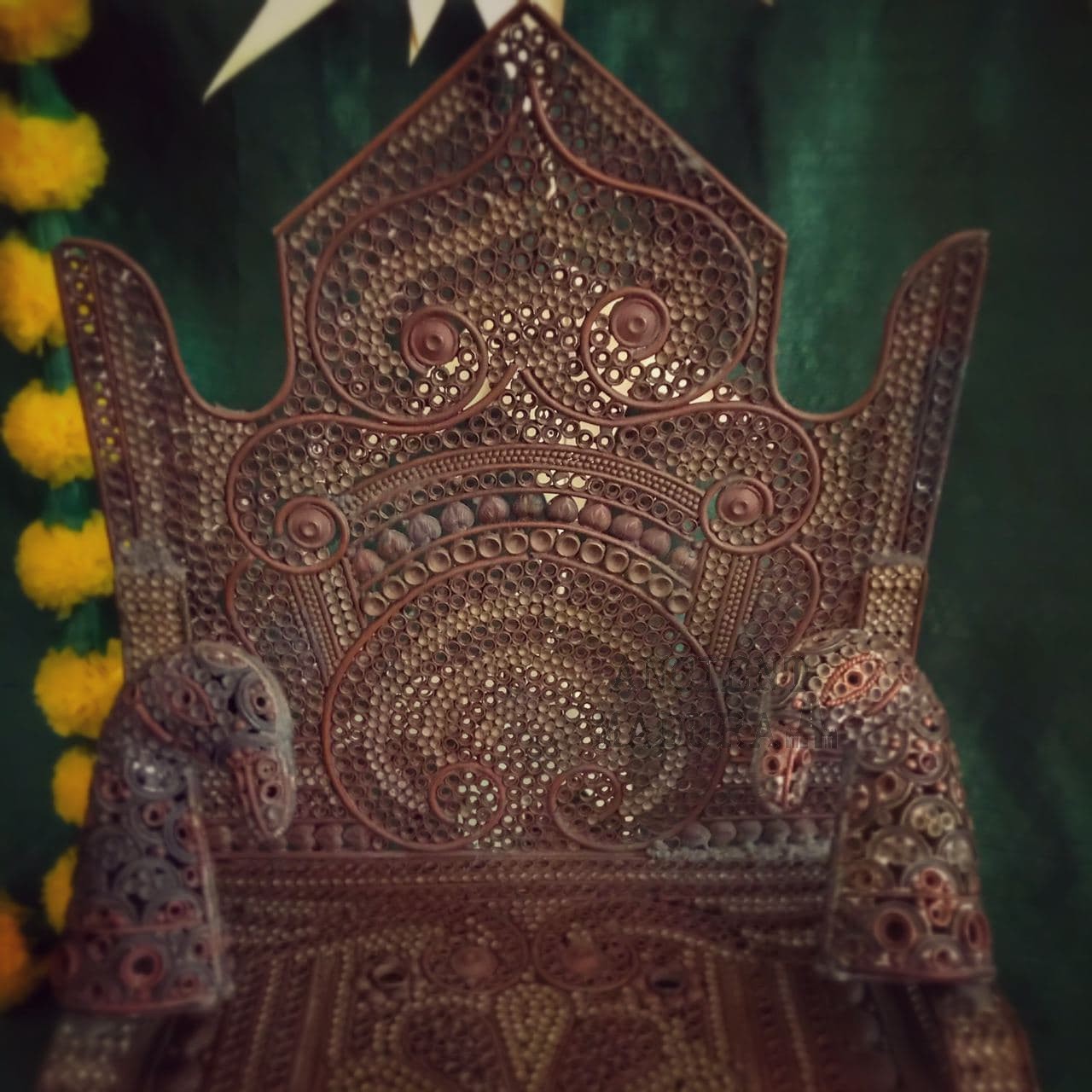 Copper Work with Pooja Platform - Ancient Madurai